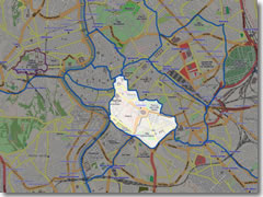 Rome city layout